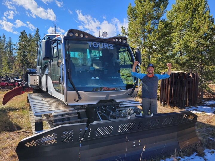 Snow Mountain Ranch Welcomes New Snowcat - Colorado Cross Country Ski ...